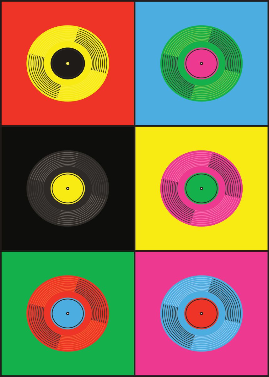 'Vintage cassette poster' Poster, picture, metal print, paint by ...