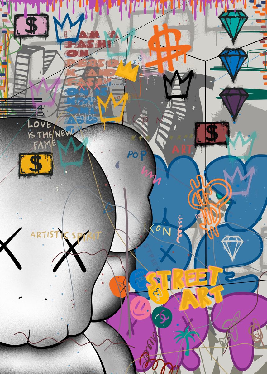 'Hype art' Poster by Biopic Studio | Displate