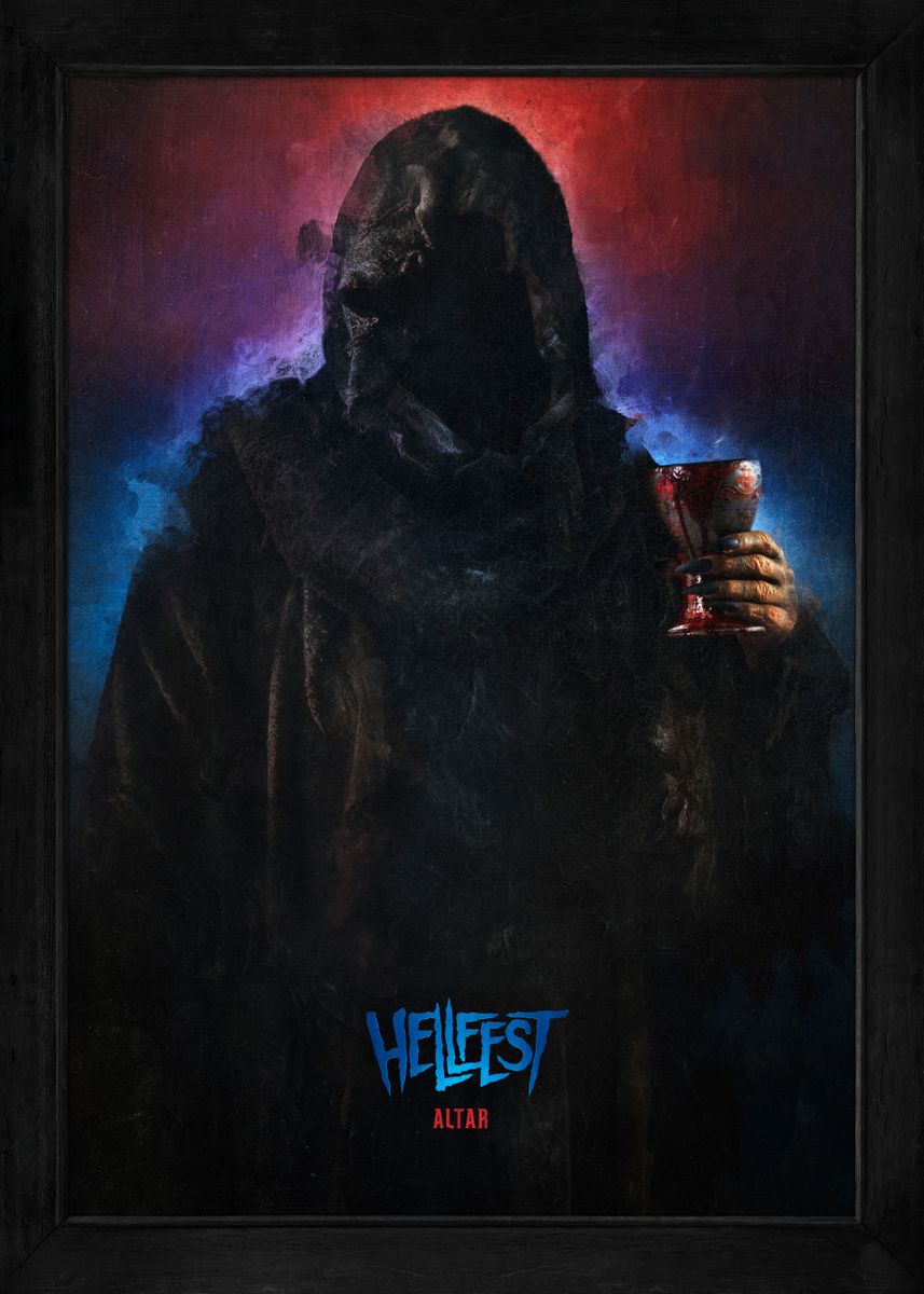 'Altar ' Poster, picture, metal print, paint by Hellfest | Displate