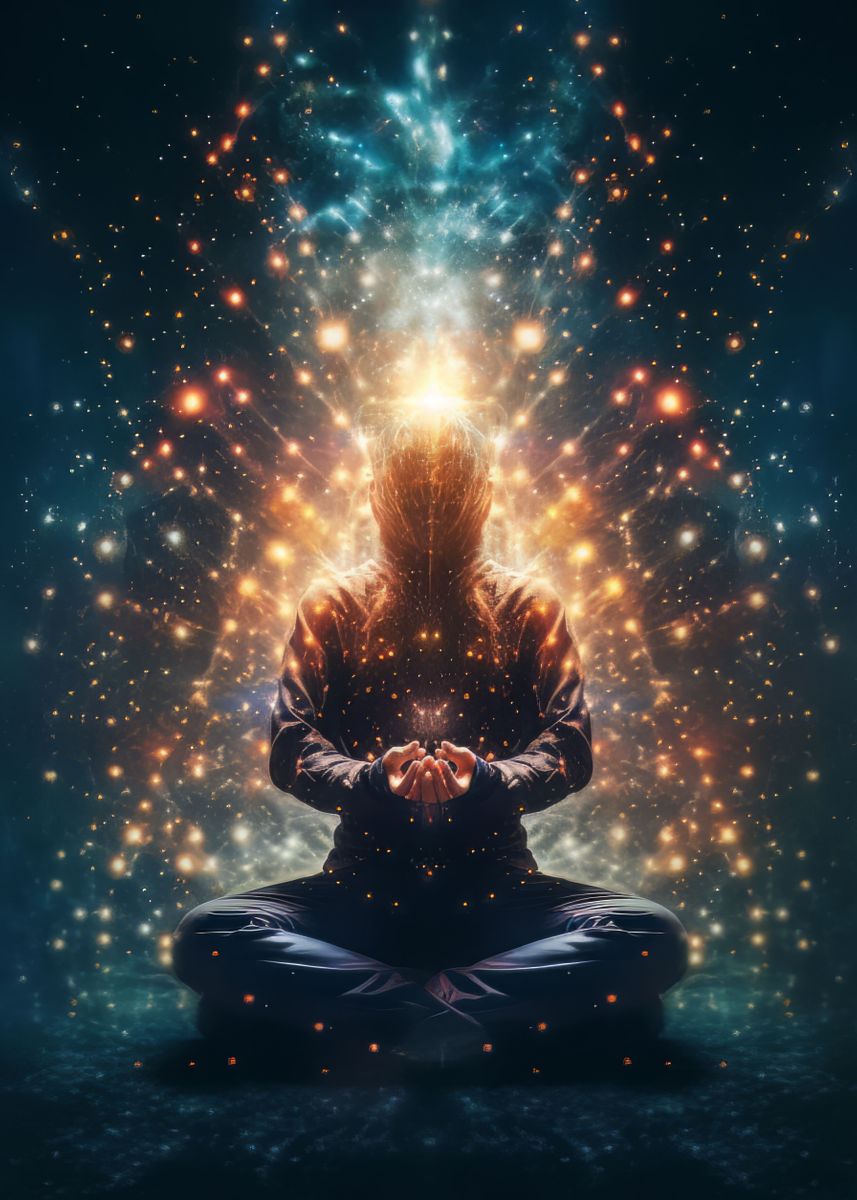 'Galactic Zen' Poster, picture, metal print, paint by Scott Prokop ...