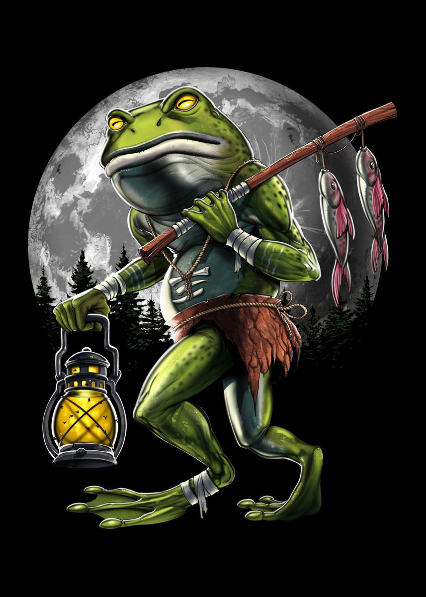 'Loveland Frogman' Poster, picture, metal print, paint by Psychonautica ...