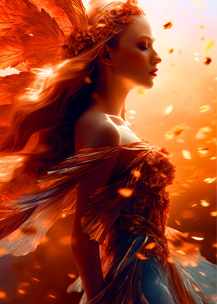 'Beauty' Poster, picture, metal print, paint by thu doan | Displate