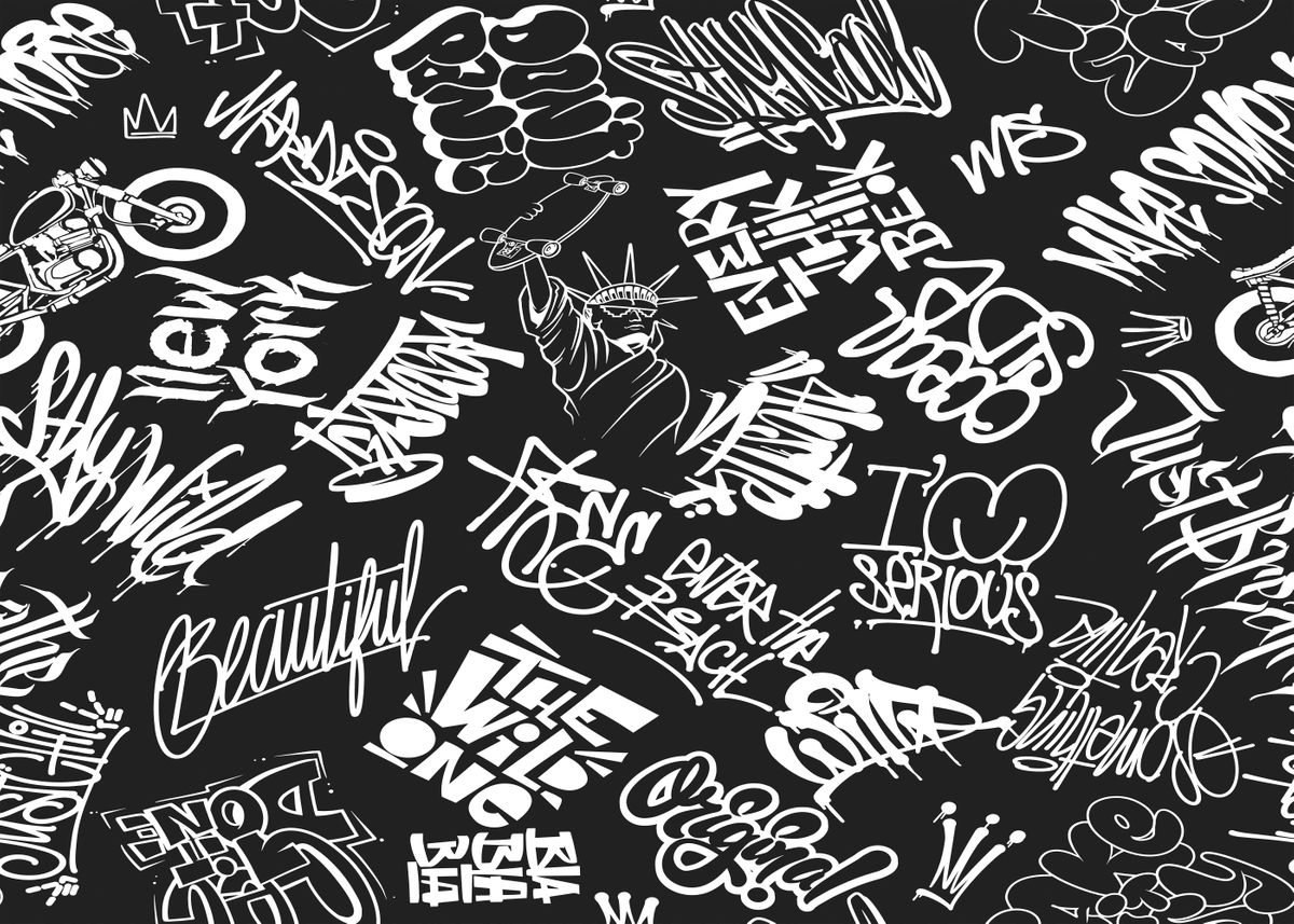 'Grafitti Draw' Poster by Grafitti Poster | Displate