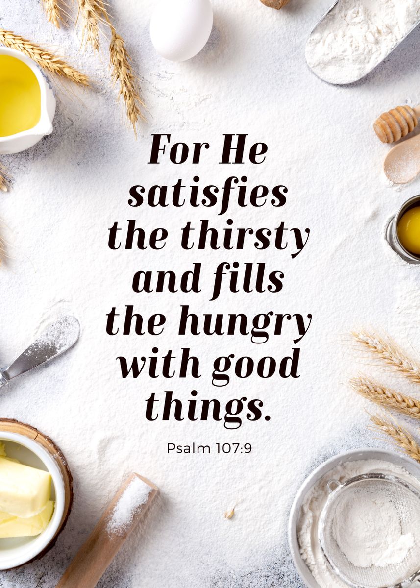 'Bible Verses For Kitchen' Poster, picture, metal print, paint by Team ...