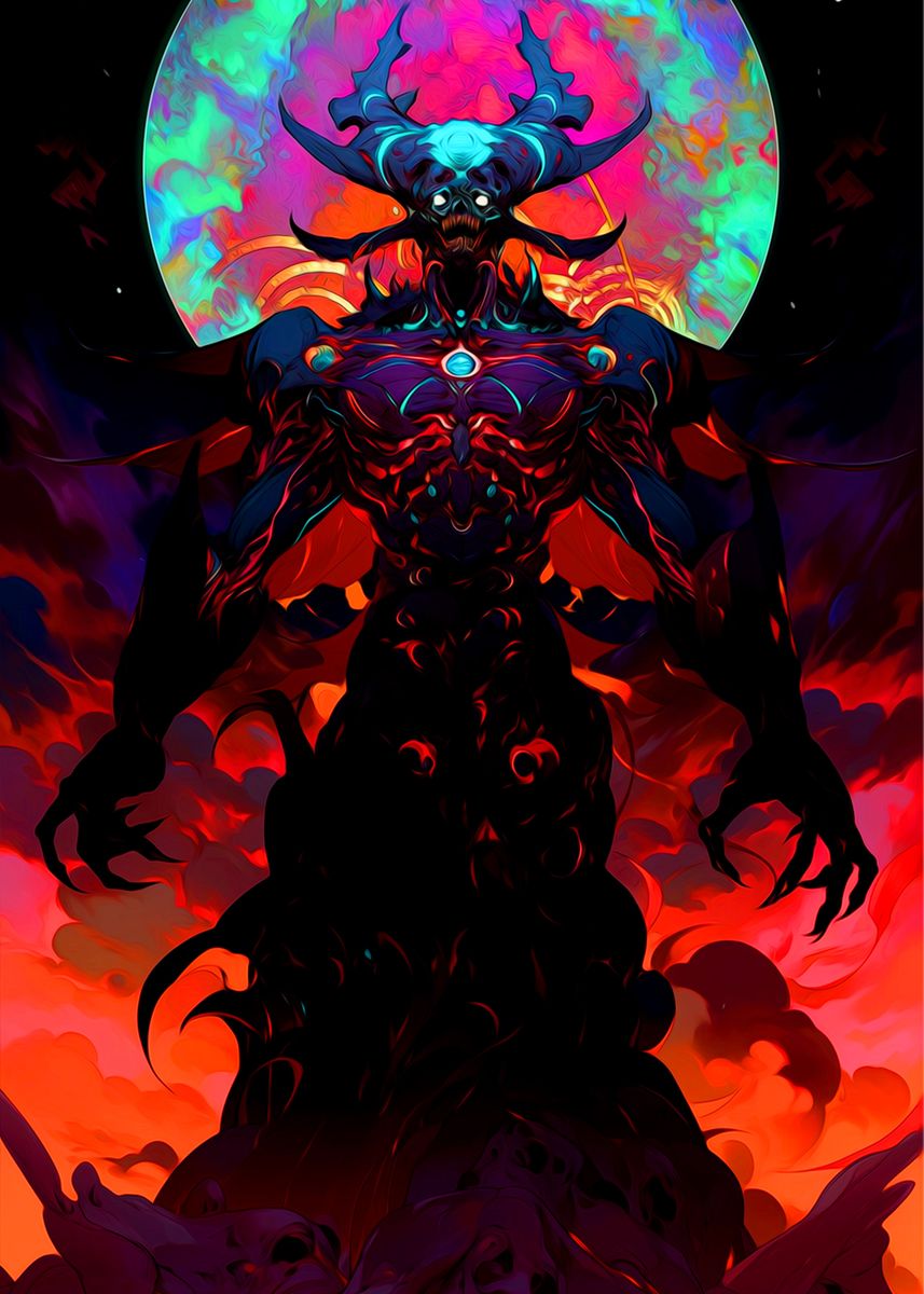 'Fantasy Devil' Poster, picture, metal print, paint by kirals ligh ...