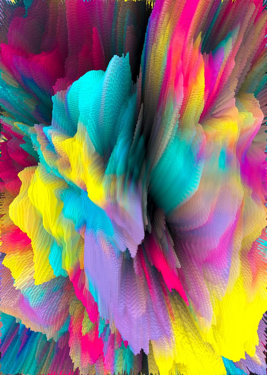 'Abstract background' Poster, picture, metal print, paint by Larisa Siverina | Displate