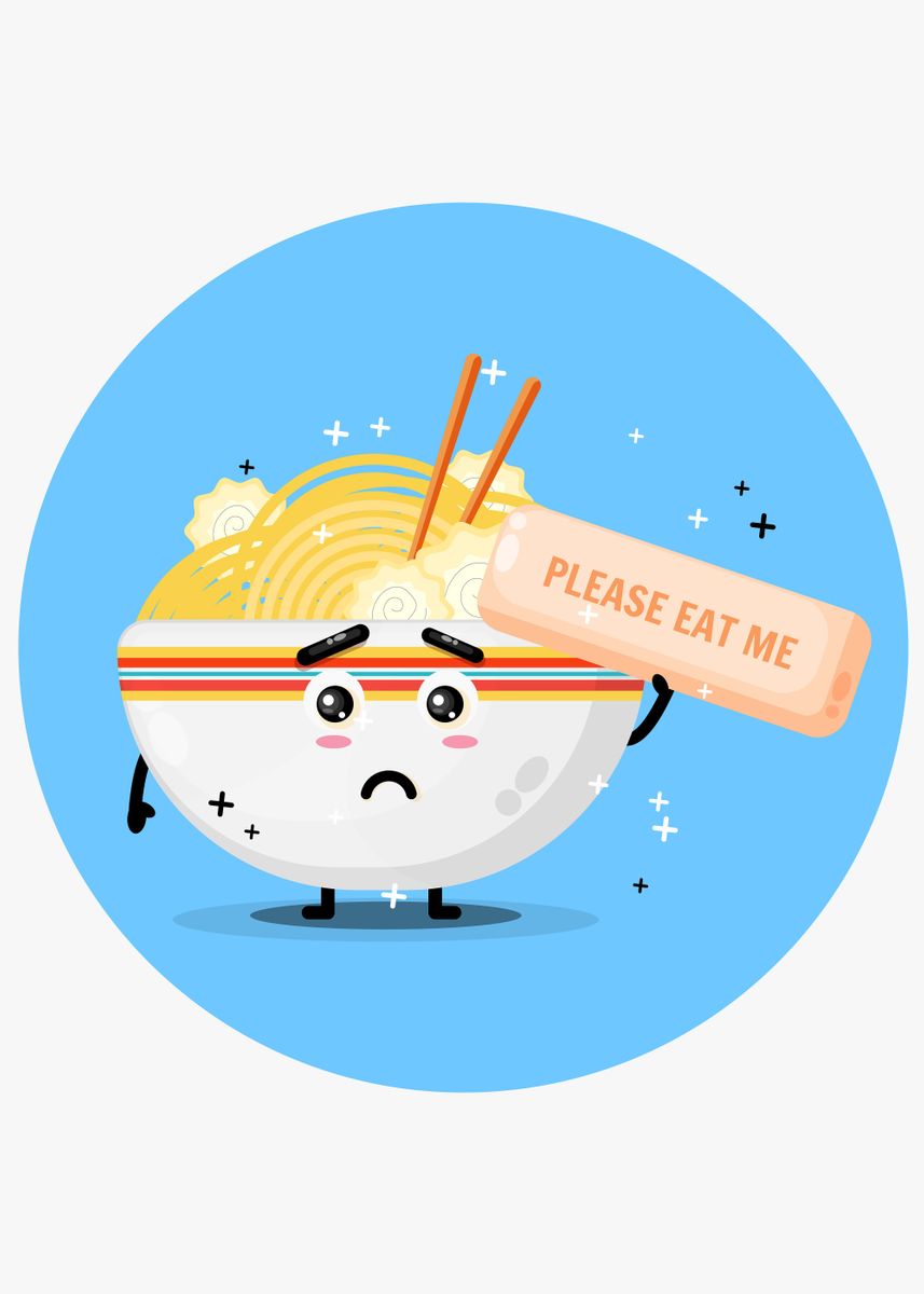 'Japanese food' Poster, picture, metal print, paint by Chisato ...