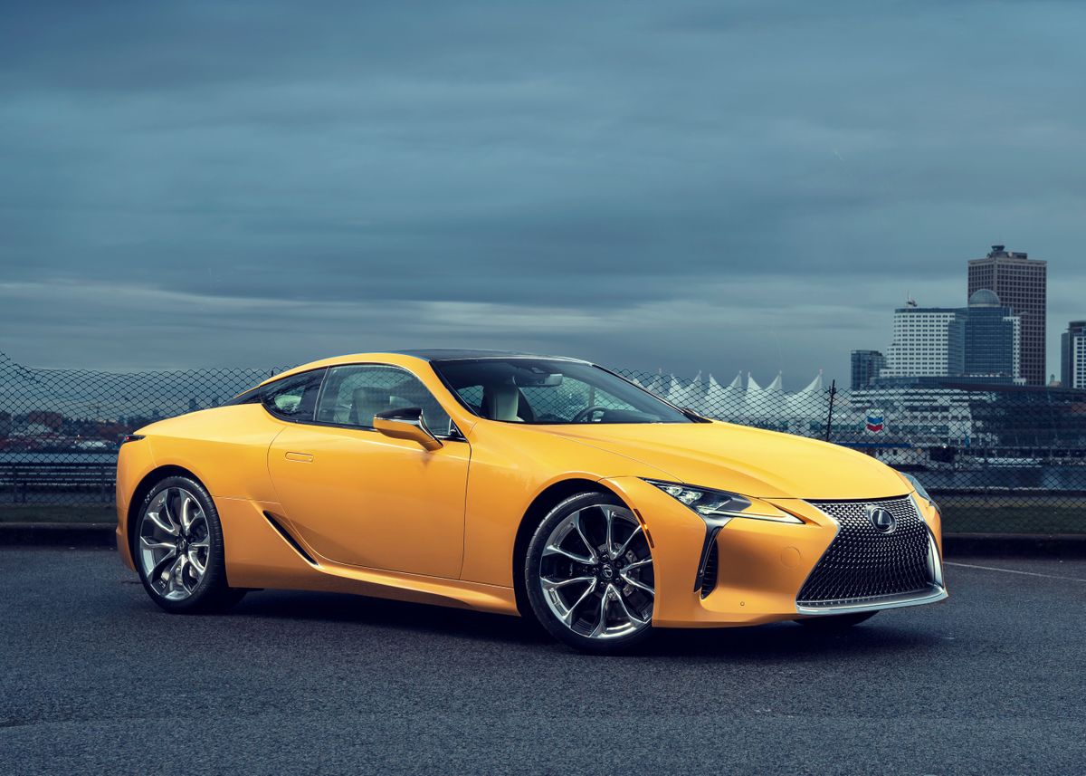 'Yellow Lexus lfa' Poster by Law Yen | Displate
