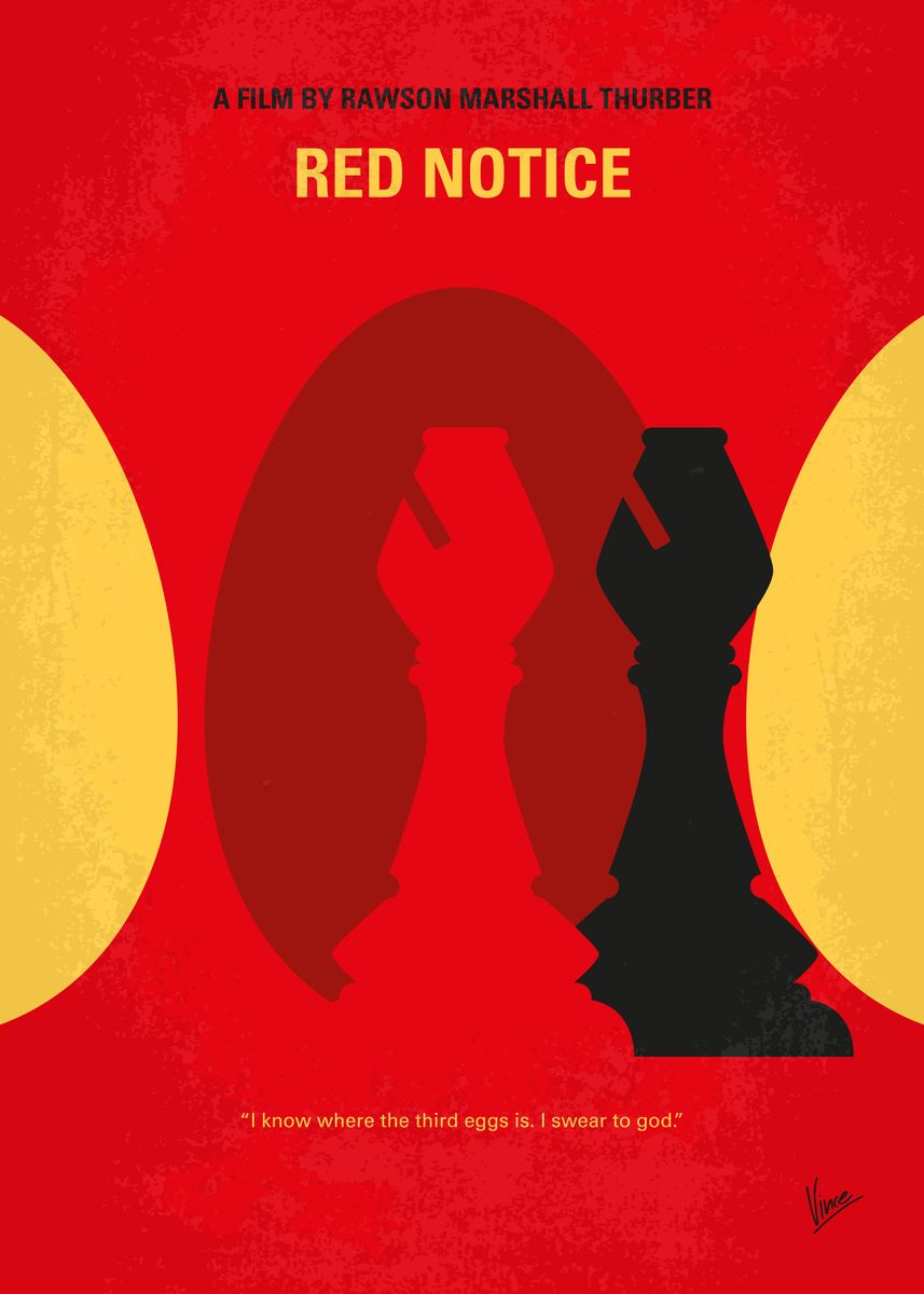 'No1391 My Red Notice' Poster, picture, metal print, paint by Chungkong ...