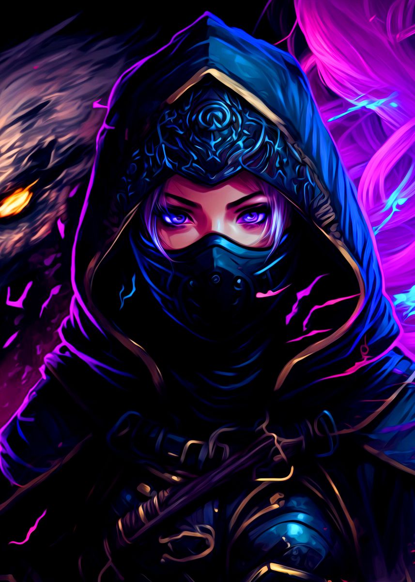 'Ninja Assassin' Poster, picture, metal print, paint by tina bear ...