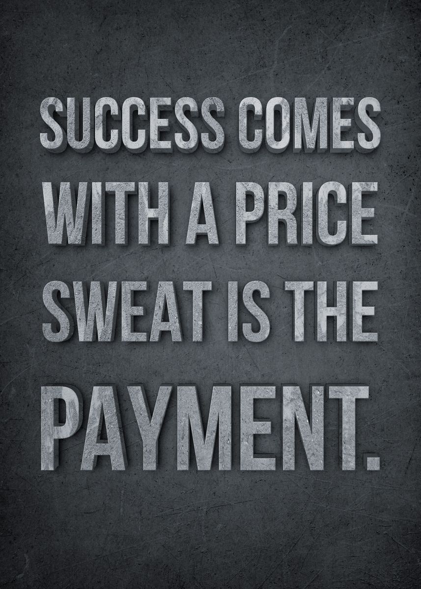'Success With a Price' Poster, picture, metal print, paint by ...