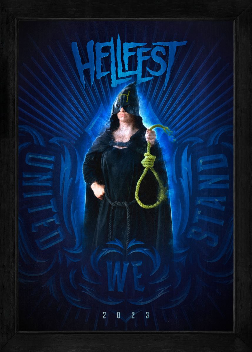 'Judgement' Poster, picture, metal print, paint by Hellfest | Displate