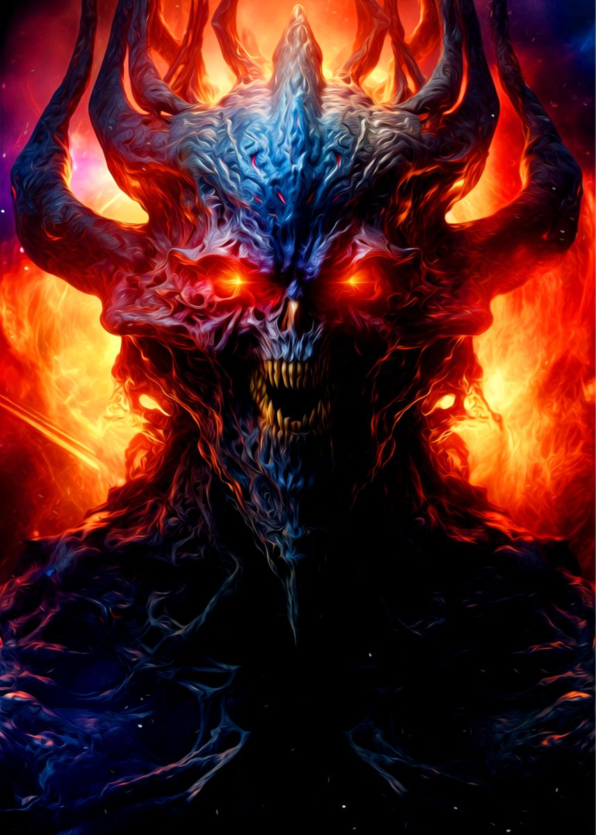 'Fantasy Devil' Poster, picture, metal print, paint by kirals ligh ...