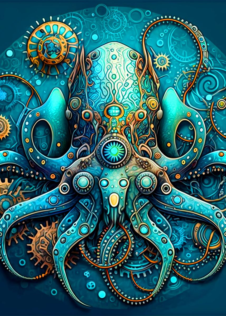 'Octopus' Poster by Dare Neil | Displate