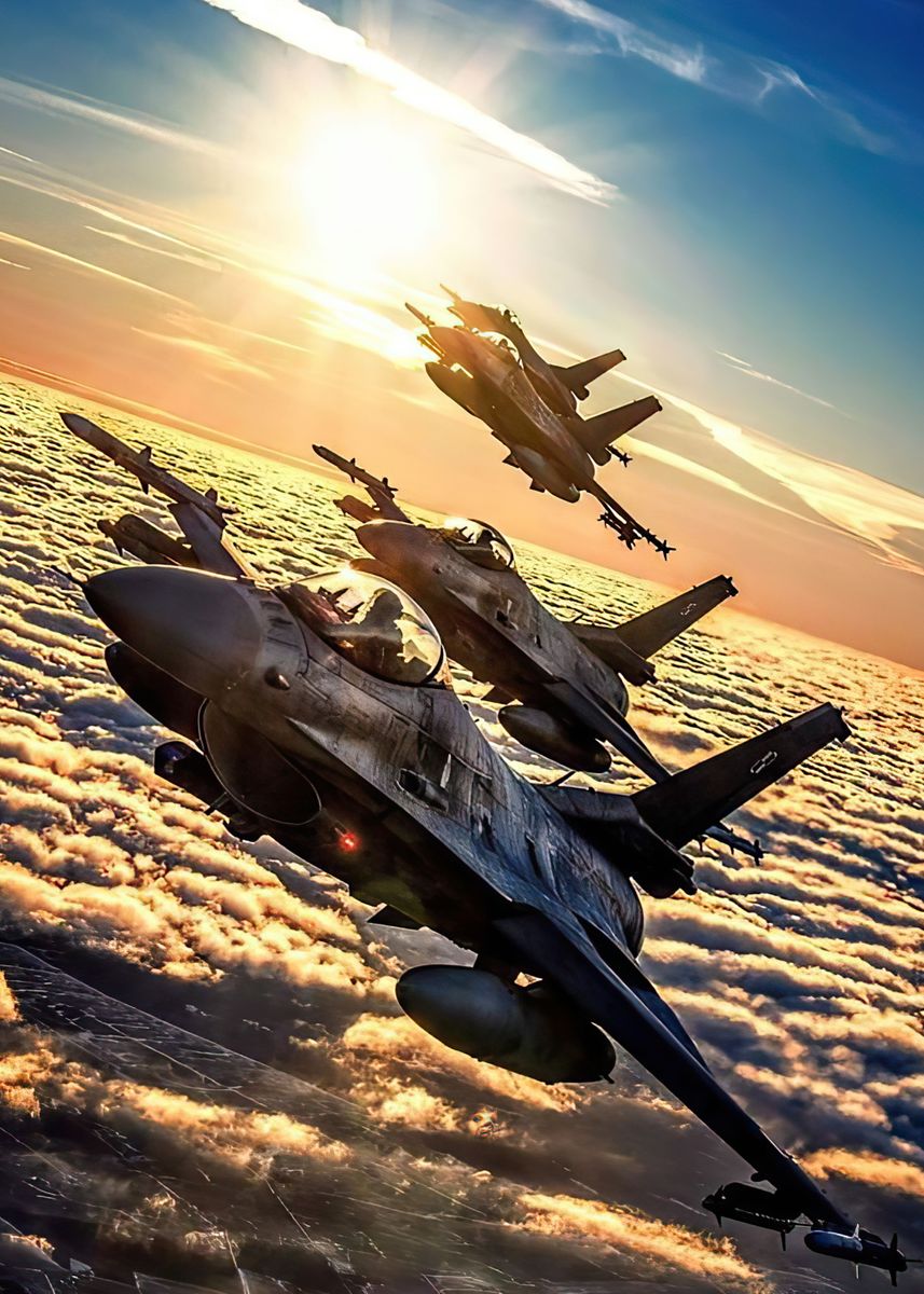 'plane games' Poster, picture, metal print, paint by M 2 | Displate