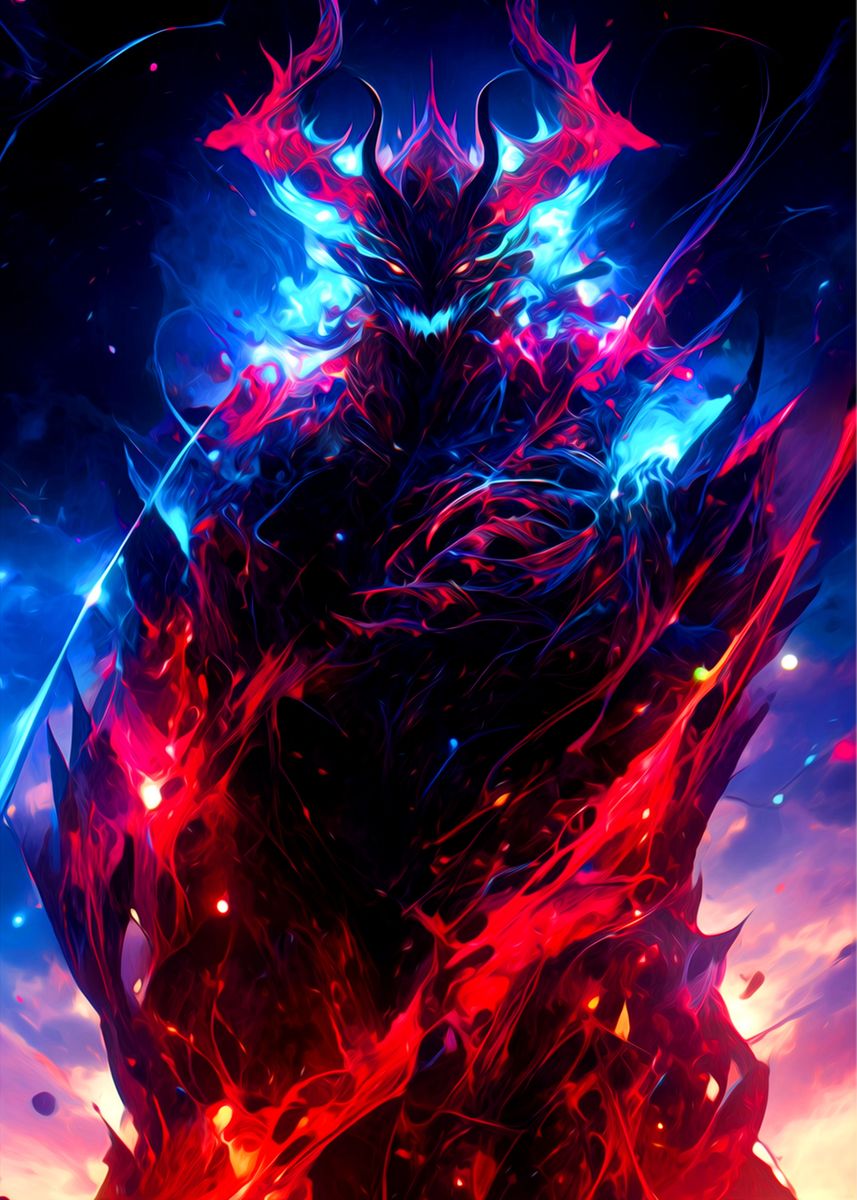 'Fantasy Devil' Poster, picture, metal print, paint by kirals ligh ...