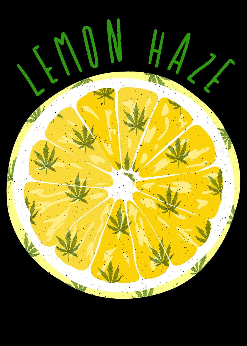 '420 Lemon Haze' Poster, picture, metal print, paint by Chris Feil ...