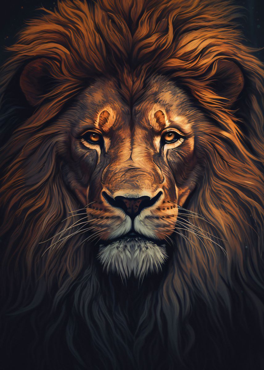 'King of the Jungle' Poster, picture, metal print, paint by Conceptual ...