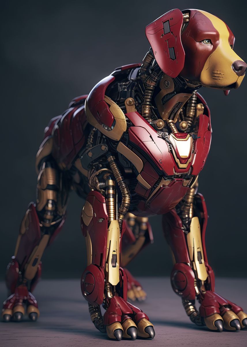 'Iron Dog' Poster by Ermintrude | Displate