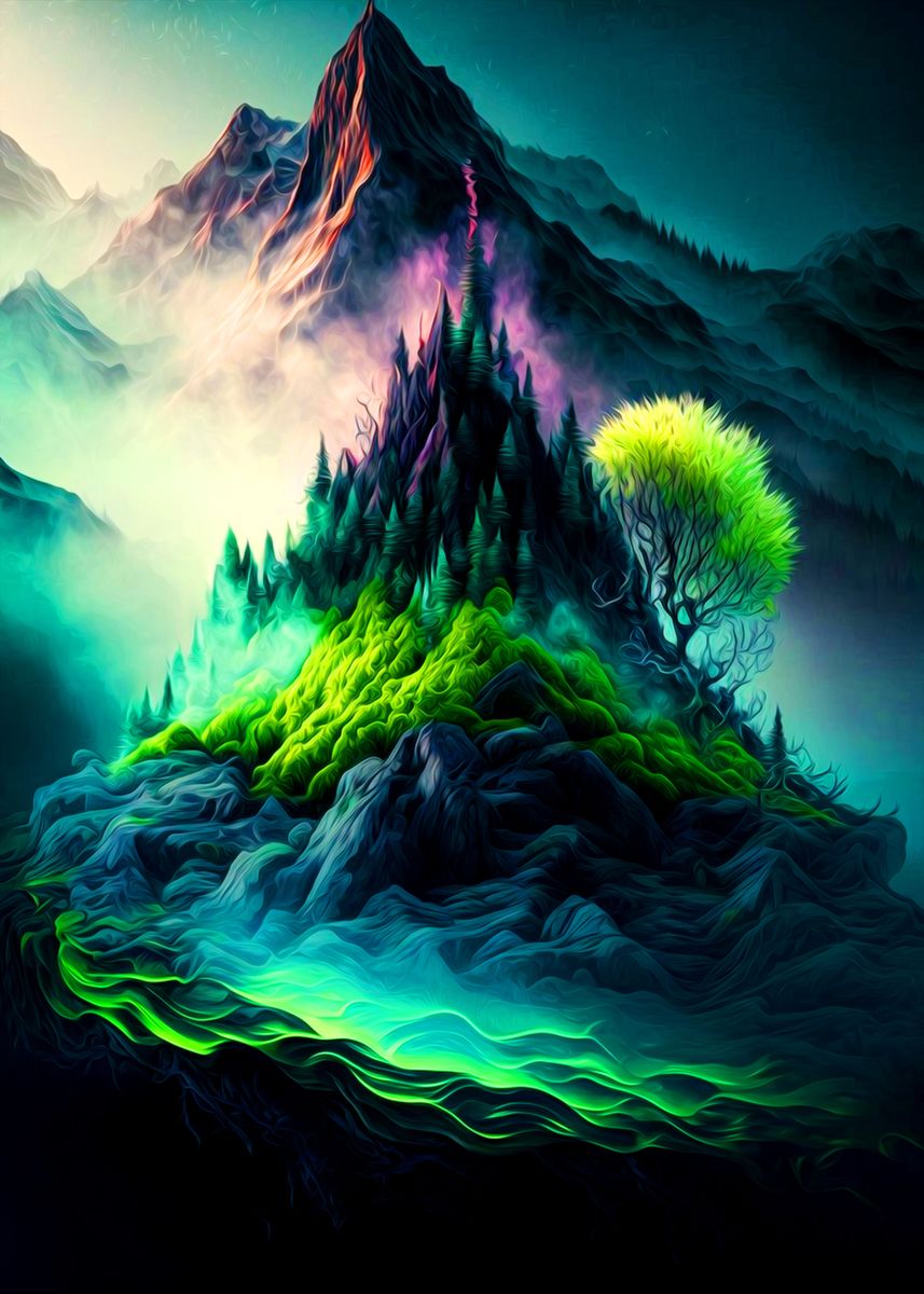 'Landscape' Poster by Helen Hall | Displate