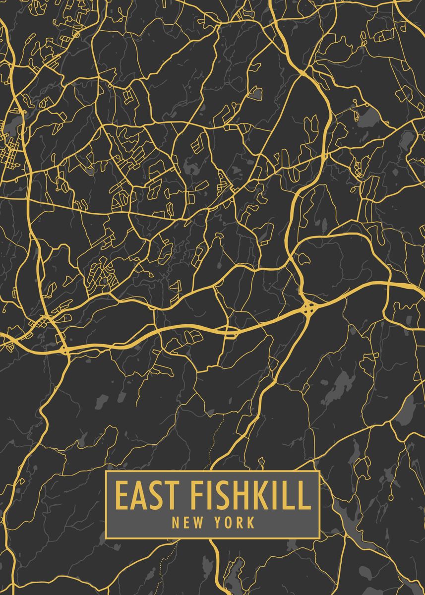 'East Fishkill NY' Poster, picture, metal print, paint by Miracle ...