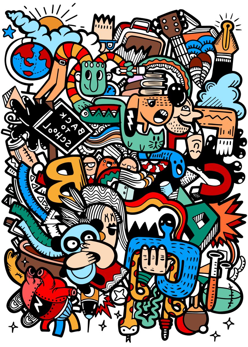 'Grafitti Draw' Poster, picture, metal print, paint by Grafitti Poster ...
