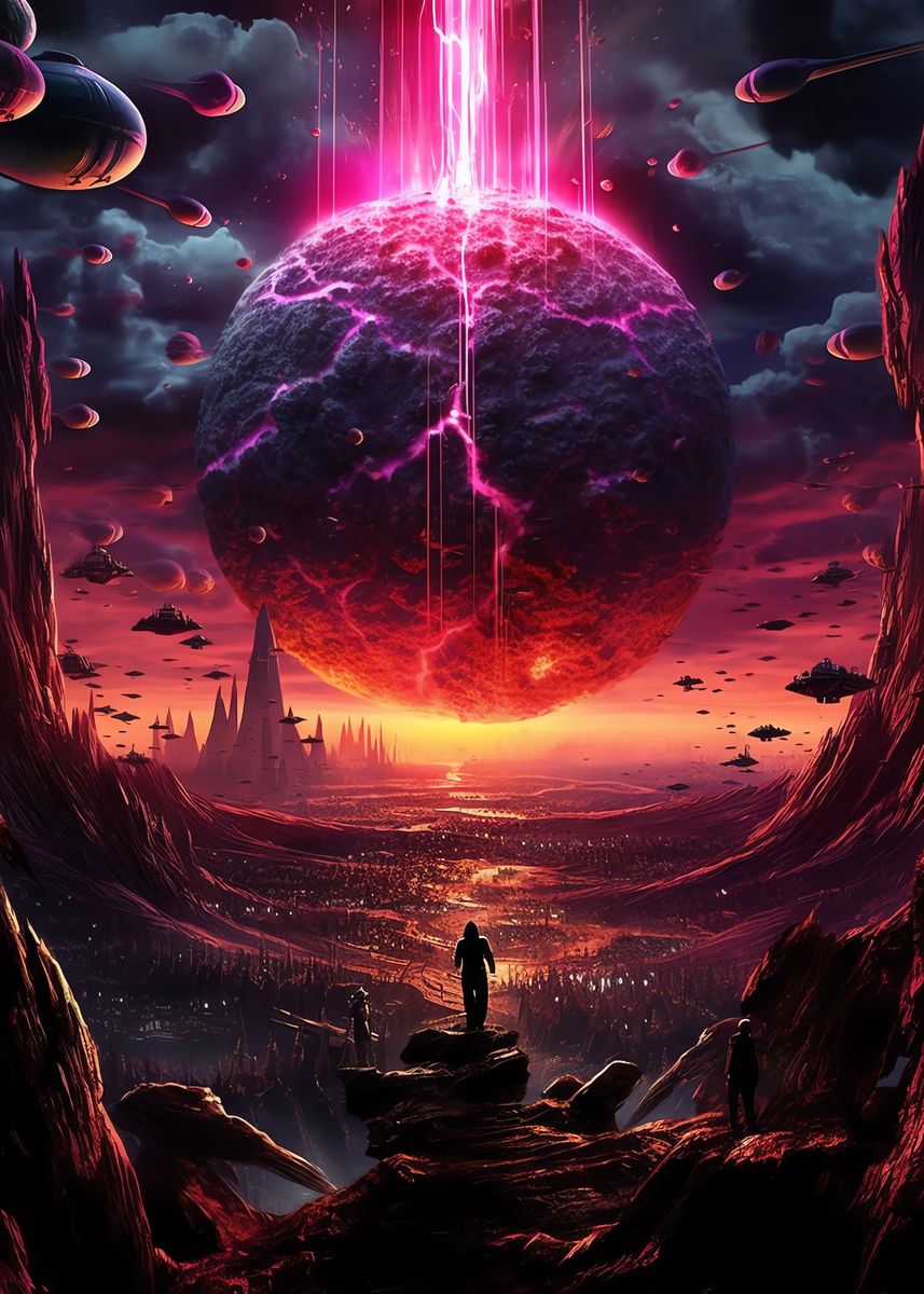 'Dystopian Earth' Poster, picture, metal print, paint by Chung Chi ...