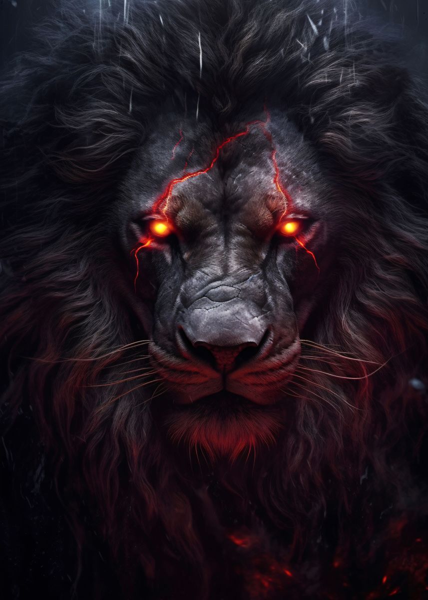 'King of the Jungle' Poster, picture, metal print, paint by Conceptual ...