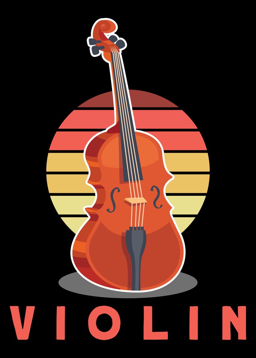 'Violinist' Poster by maxdesign | Displate