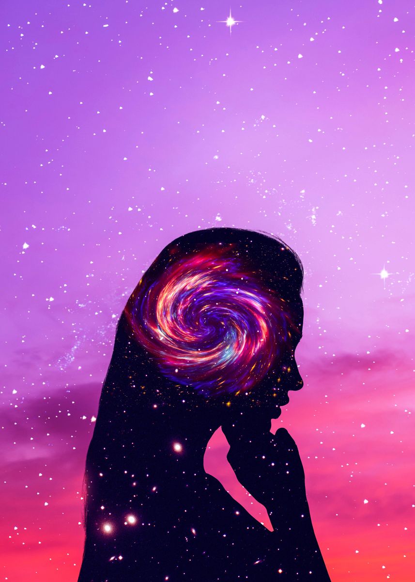 'Supernova Girl ' Poster, picture, metal print, paint by Yasmine psd ...