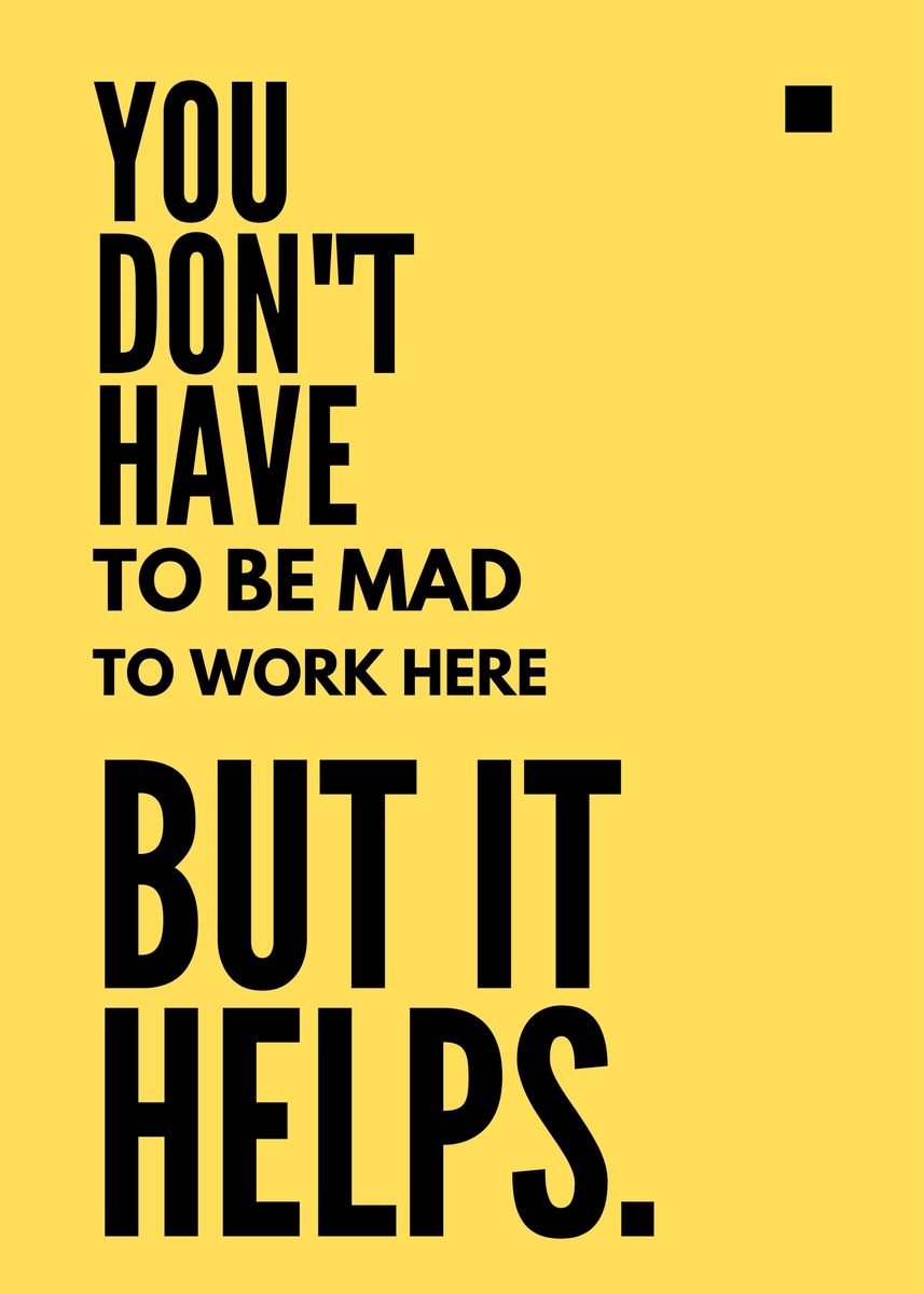 'Funny Quote' Poster, picture, metal print, paint by Massimo Usai ...