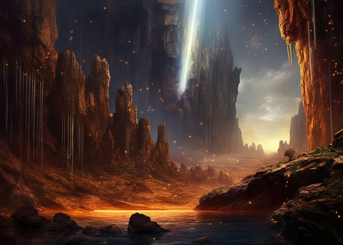 'Galactical Scenery' Poster by E | Displate