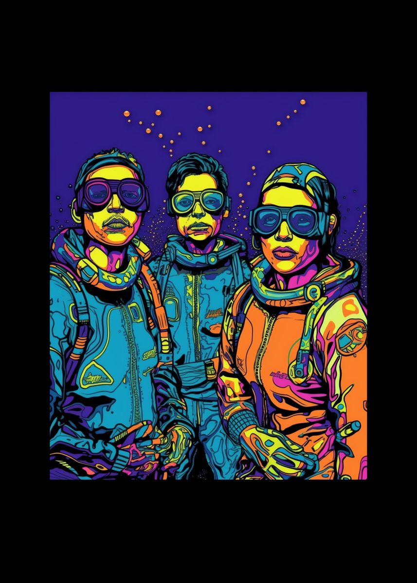 'Scuba Diving Divers Water' Poster, picture, metal print, paint by ...