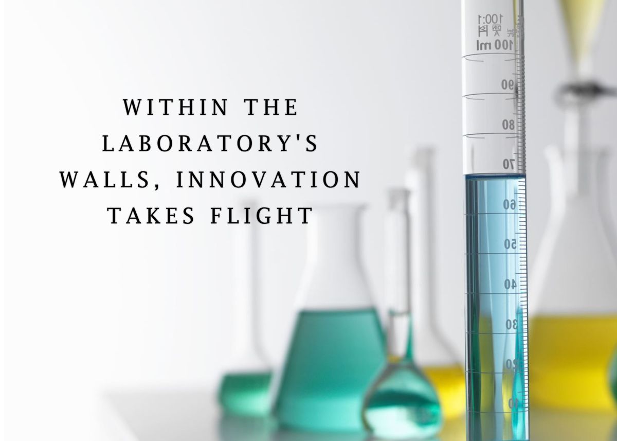 'laboratory and innovation' Poster by AKAI AS | Displate
