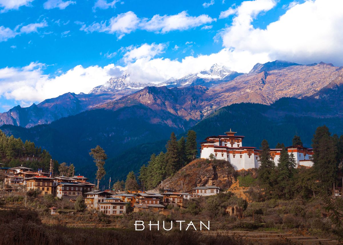 'Bhutan ' Poster by Famous City | Displate