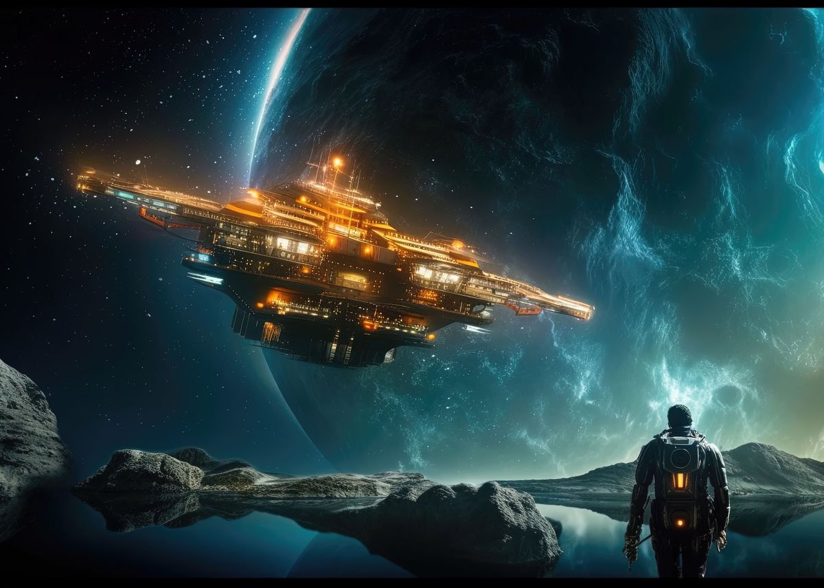 'Space Nomad' Poster by E | Displate