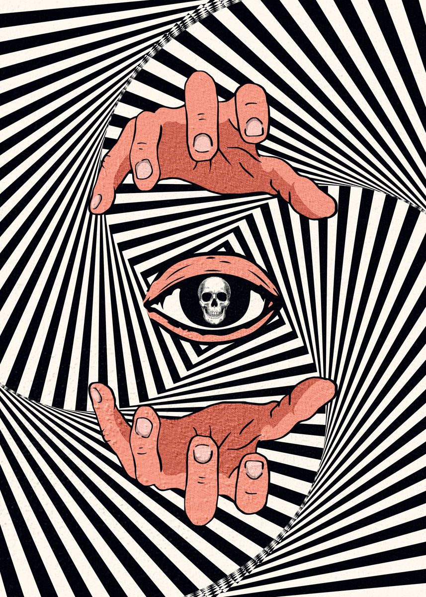 'Weirdcore Aesthetic' Poster, picture, metal print, paint by ...