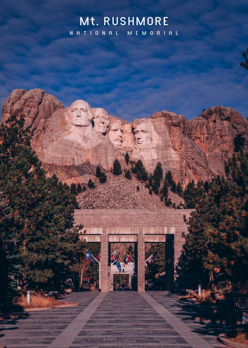 'Mount Rushmore ' Poster, picture, metal print, paint by Big City ...