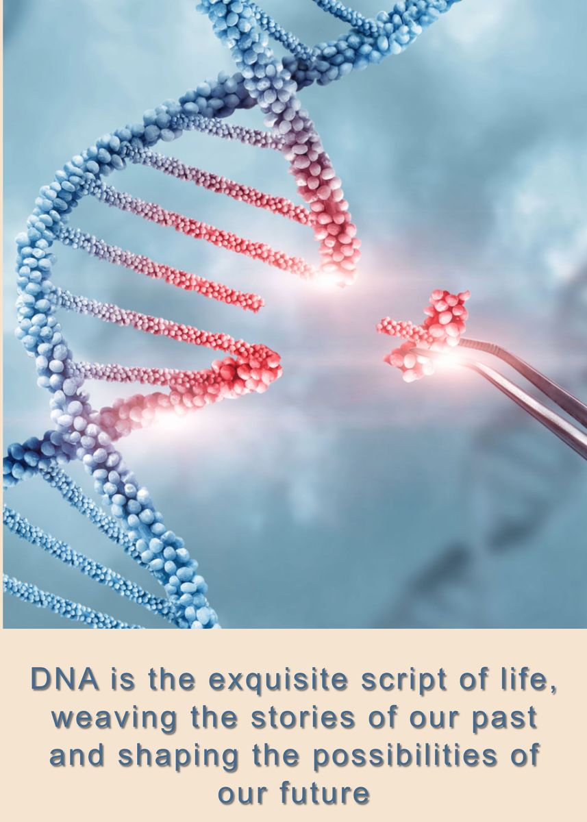 'Exploring Genetics' Poster, picture, metal print, paint by AKAI AS ...