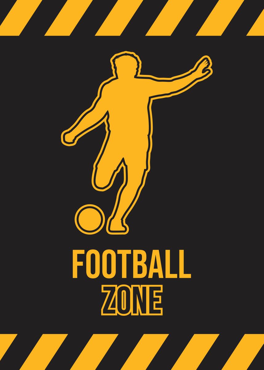 'Football sign' Poster, picture, metal print, paint by Rian setiadi ...