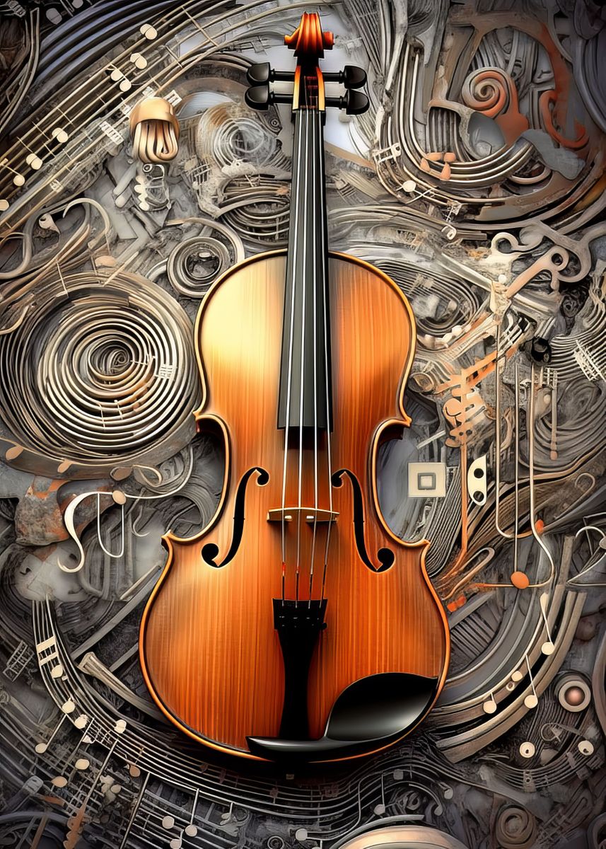 'Cyberpunk Serenade 5' Poster, picture, metal print, paint by Scott Prokop | Displate