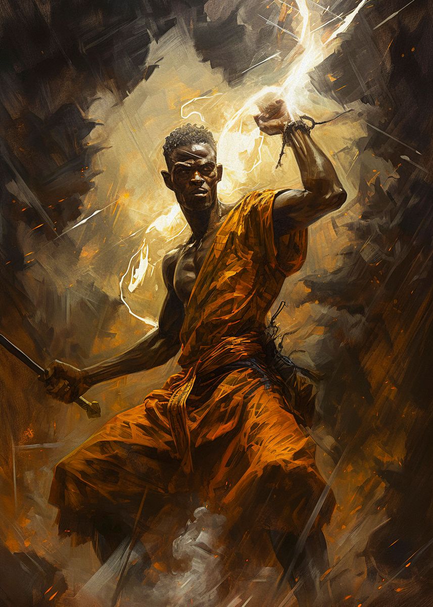 'Black Zeus' Poster, picture, metal print, paint by David Aron Schaefer ...