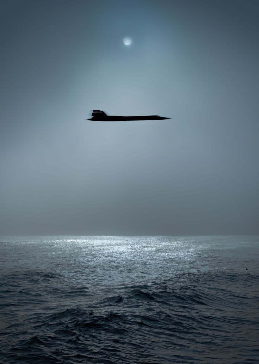 'SR71 Blackbird Stealth' Poster, picture, metal print, paint by ...