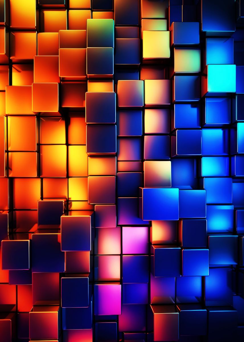 'Prismatic Narratives 8' Poster by Michael Strevens | Displate