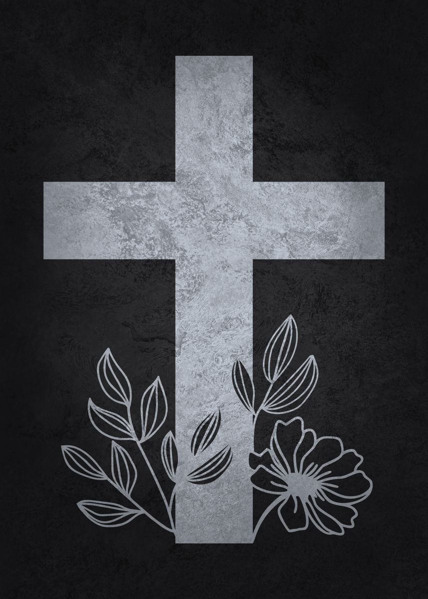 'Christian Jesus Cross' Poster, picture, metal print, paint by GOHAN ...