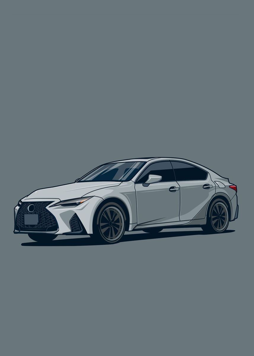 'Lexus Is 350' Poster, picture, metal print, paint by Vero Automotive ...