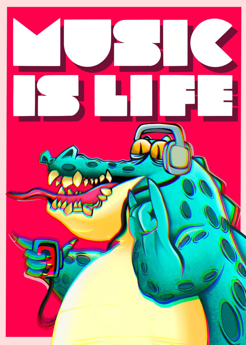 'Music lover' Poster, picture, metal print, paint by abhishekbirua ...