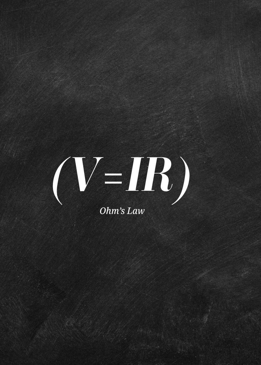 'Ohms Law Research Engineer' Poster, picture, metal print, paint by ...