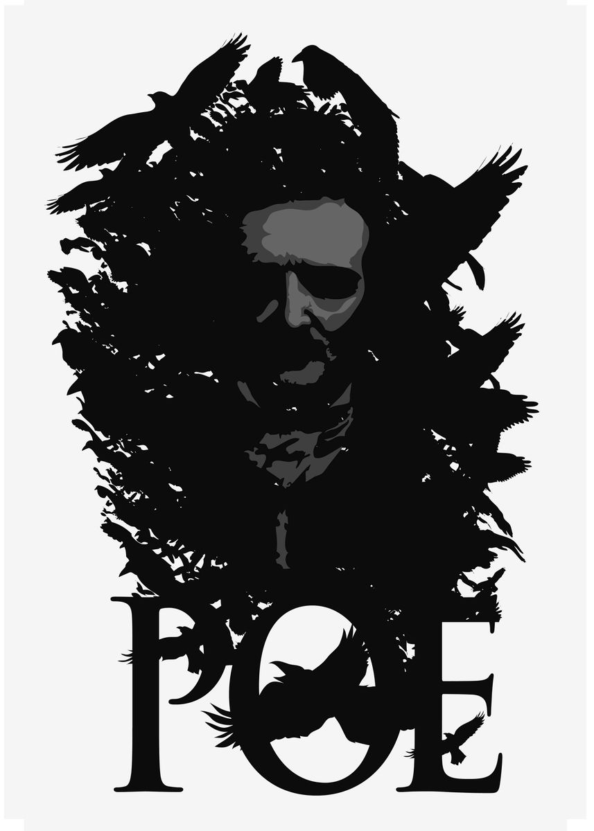 'Edgar Allan Poe' Poster by HEJK81 | Displate