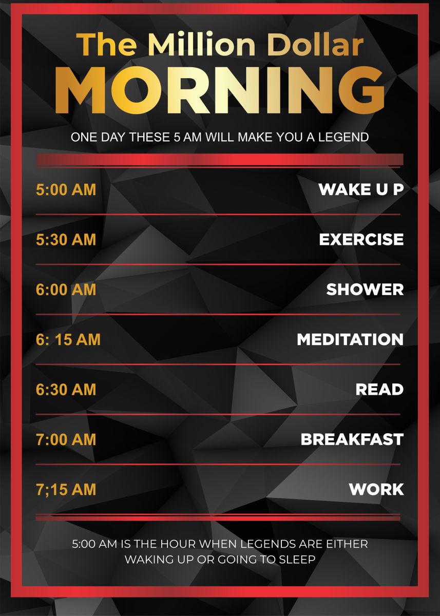 'the million dollar morning' Poster, picture, metal print, paint by ...